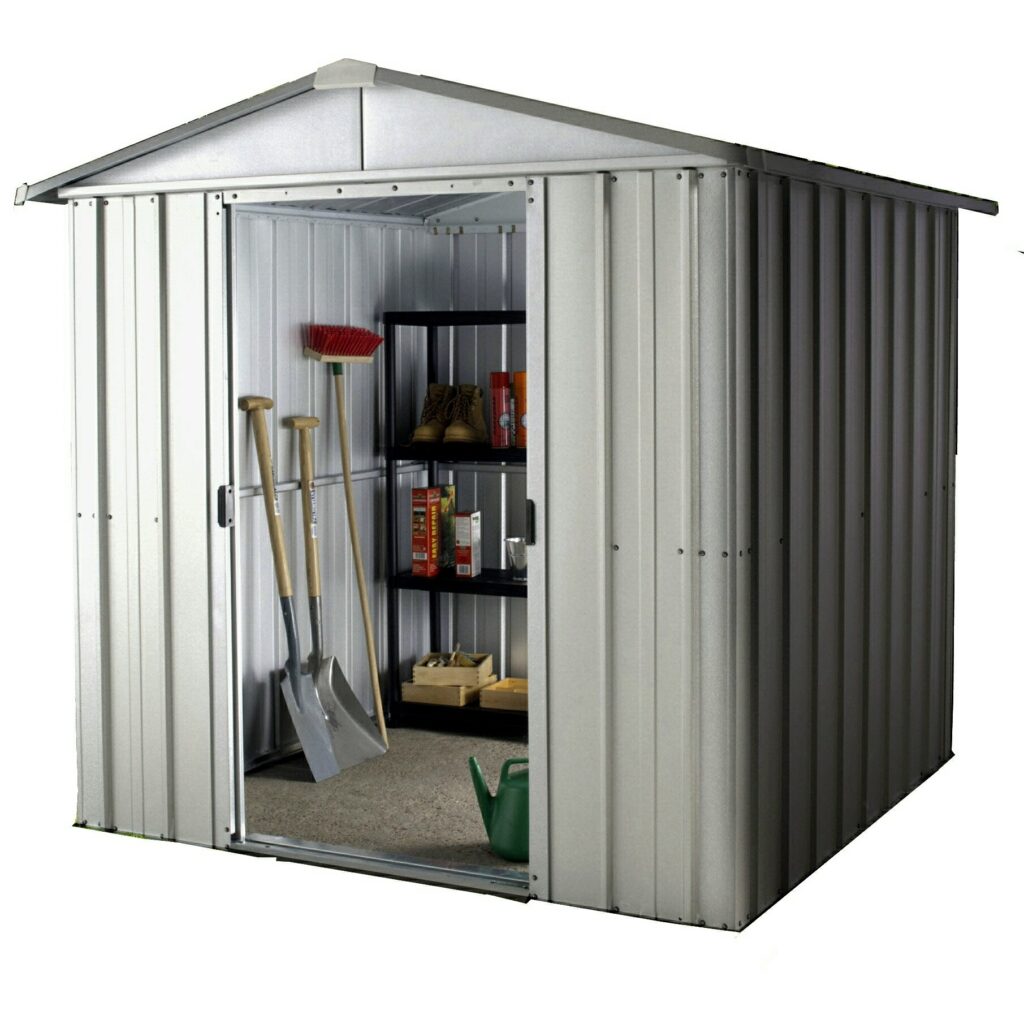 YardMaster 6x7 GEYZ Emerald Deluxe Apex Metal Shed - A1 Sheds
