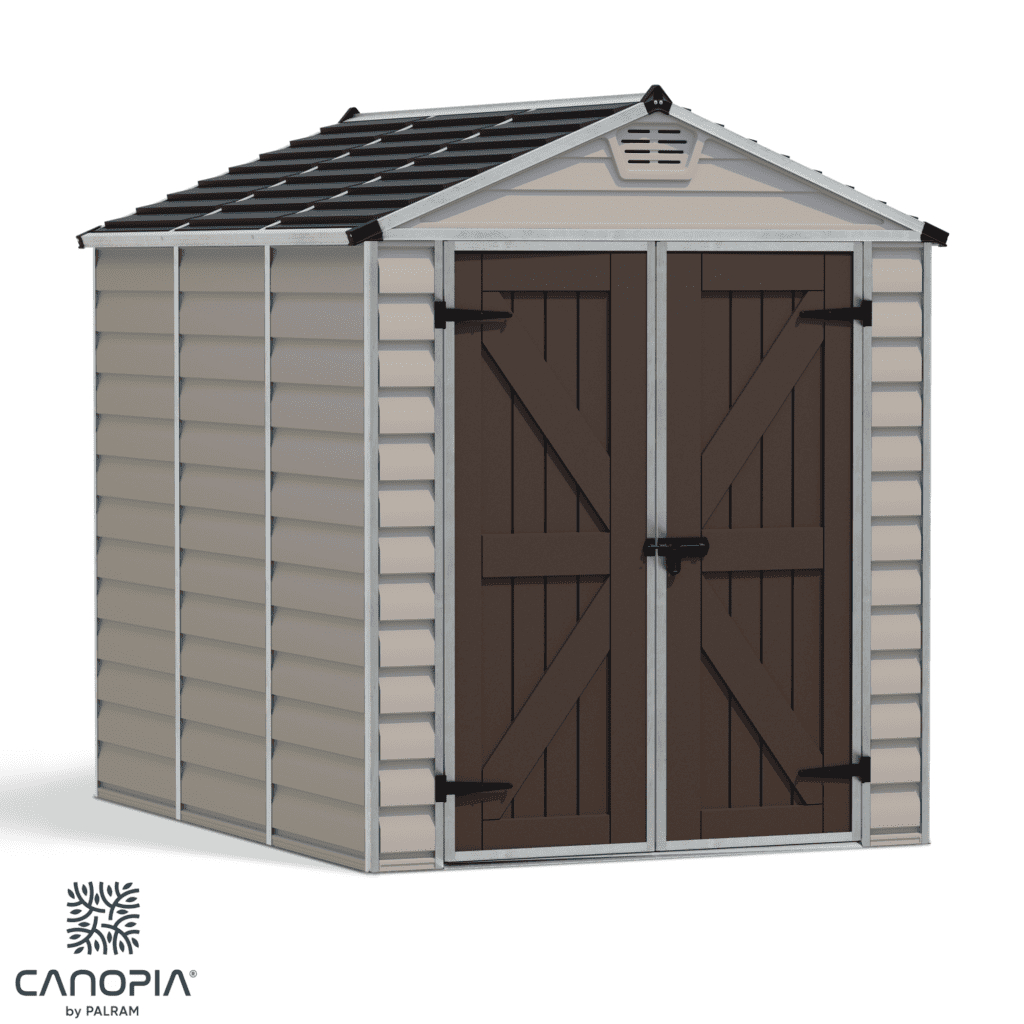 Palram Canopia® | SkyLight™ Apex Shed 6x8 (Tan) - A1 Sheds