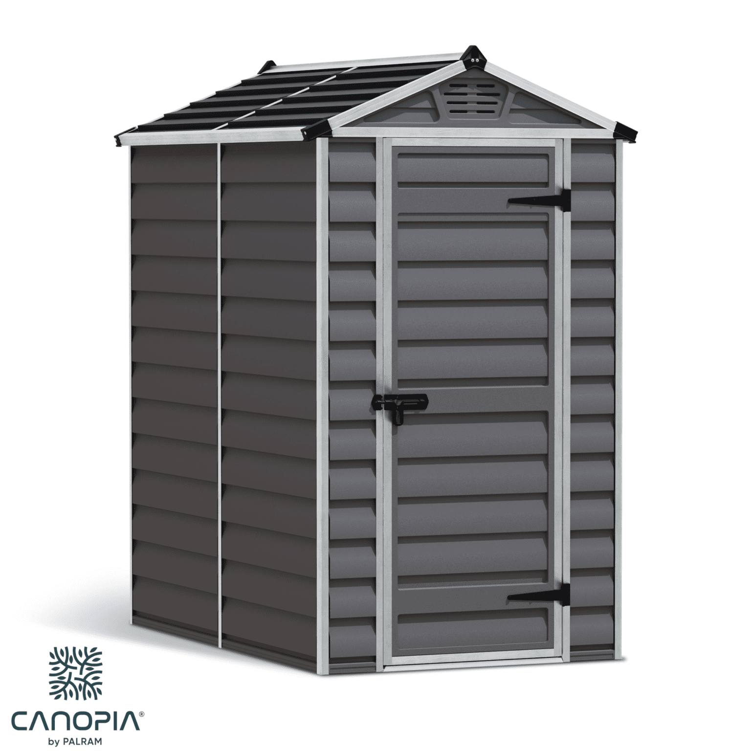 Palram Canopia® | SkyLight™ Apex Shed 4x6 (Grey) - A1 Sheds