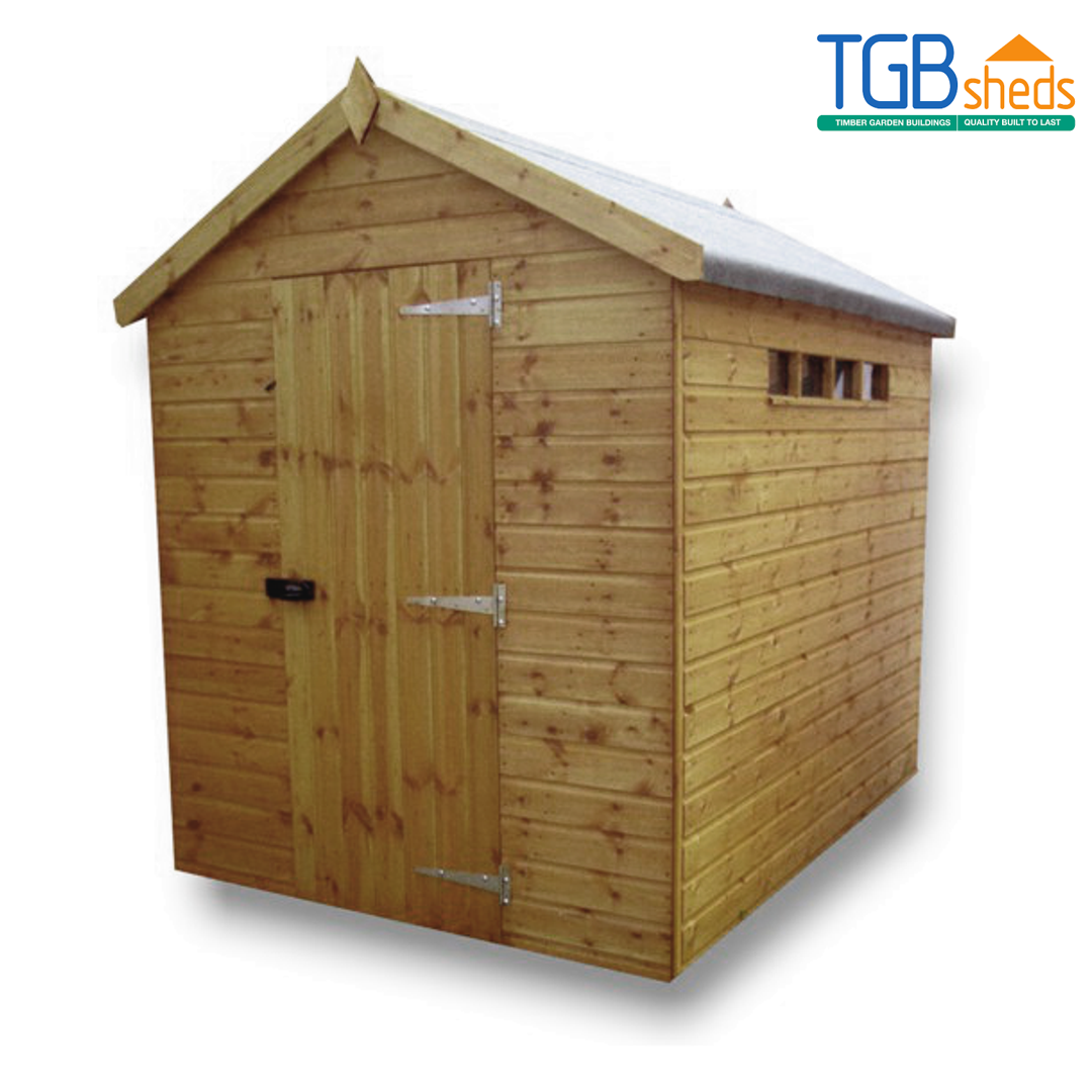 TGB Security Apex Shed (Storm Braced) *ASSEMBLED* - A1 Sheds