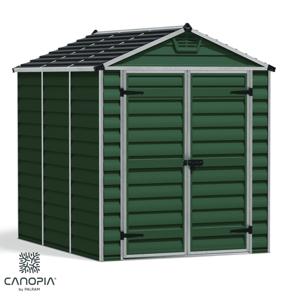 Palram Canopia® | SkyLight™ Apex Shed 6x8 (Dark Green) - A1 Sheds