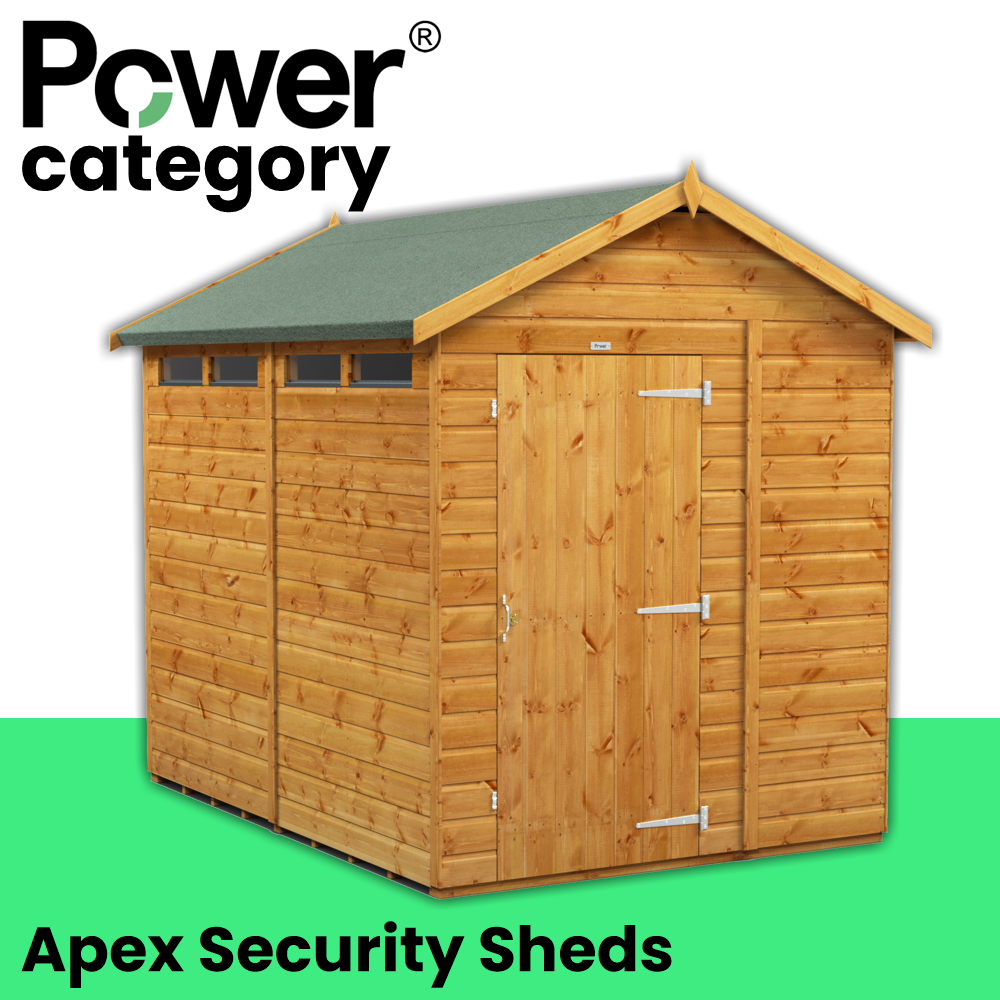 Power® Security Apex Sheds - A1 Sheds