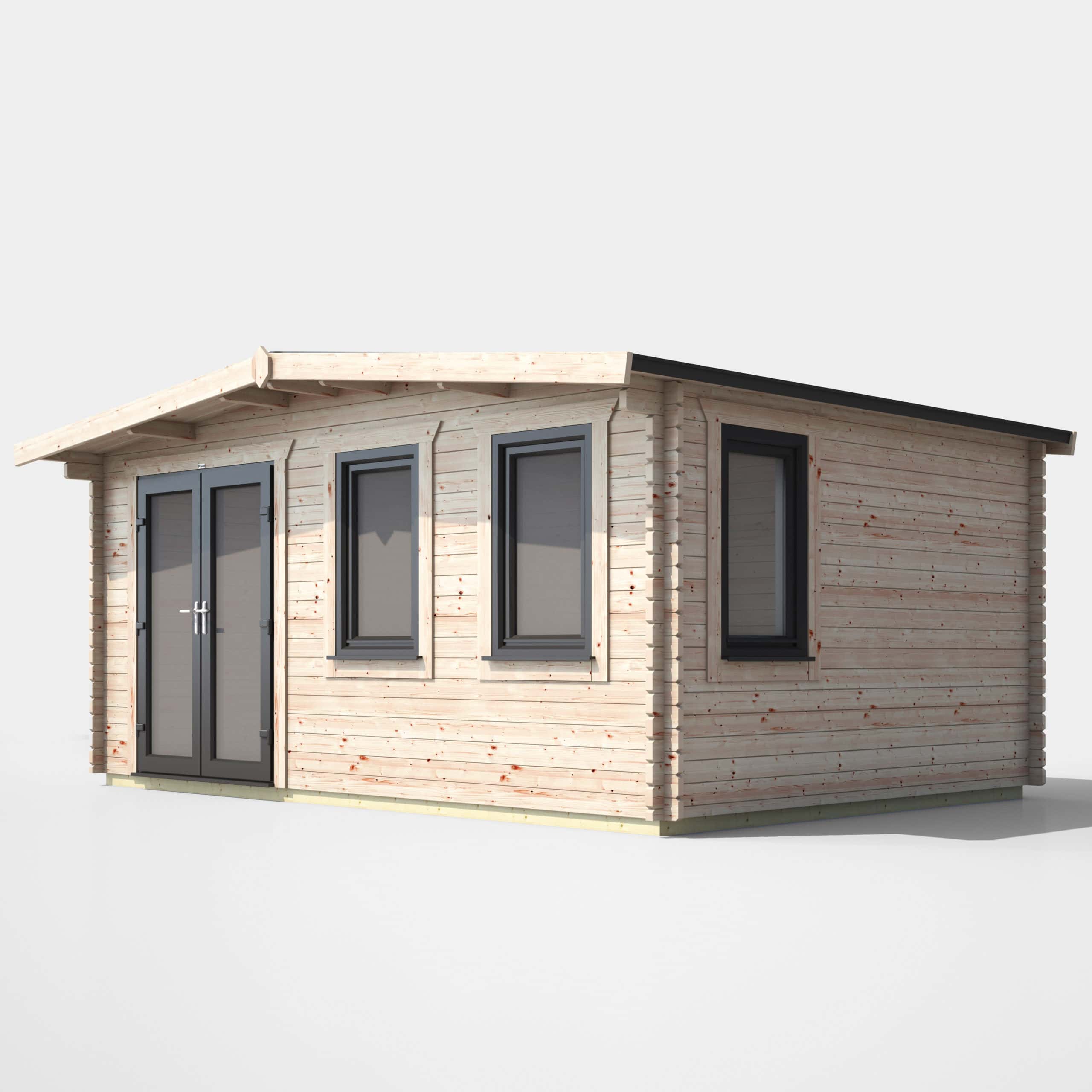 POWER CHALET Log Cabin 28mm - A1 Sheds
