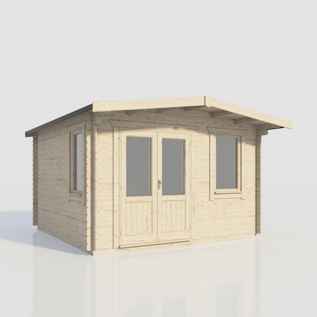 POWER CHALET Log Cabin 28mm® - A1 Sheds