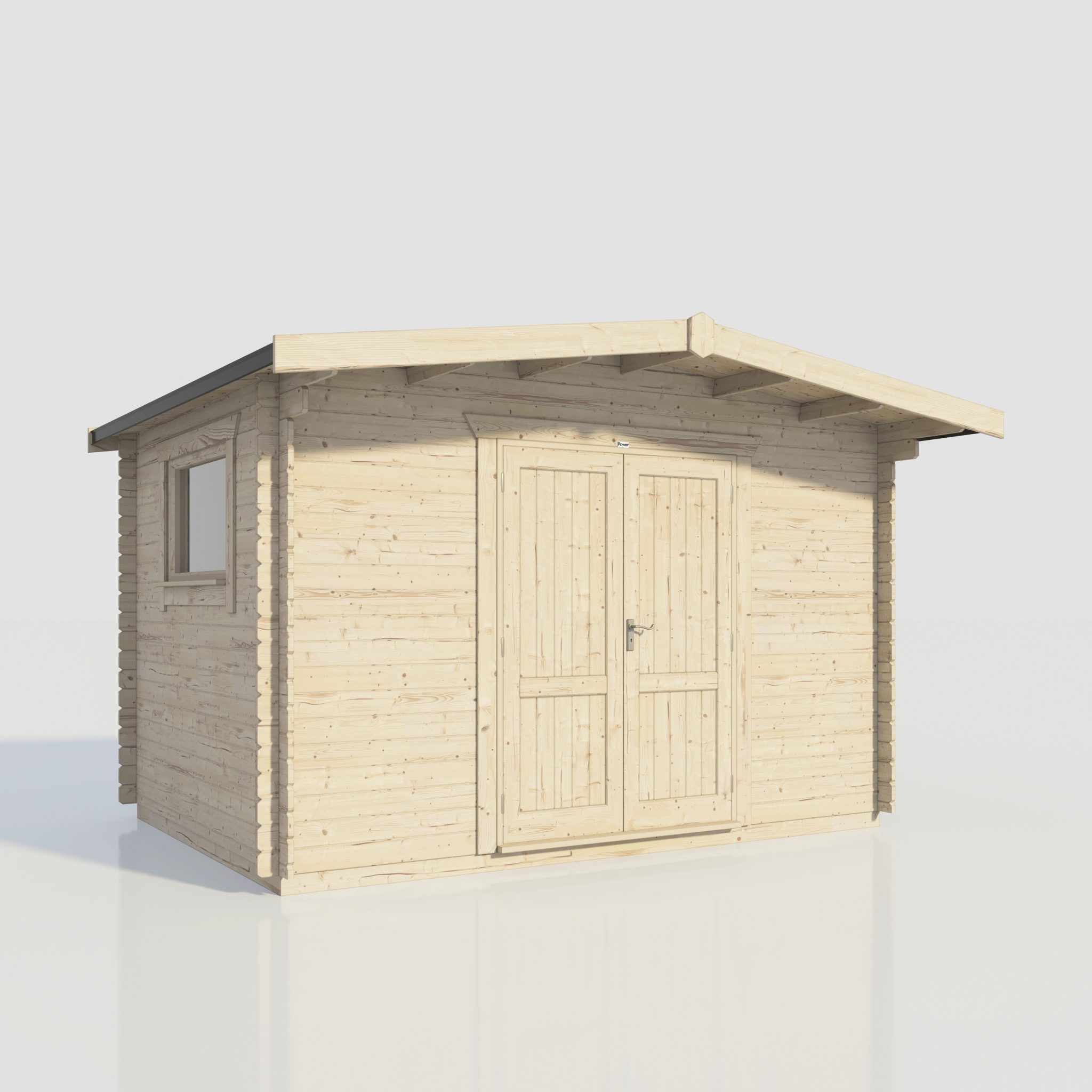 POWER PENT WORKSHOP Log Cabin 28mm® - A1 Sheds