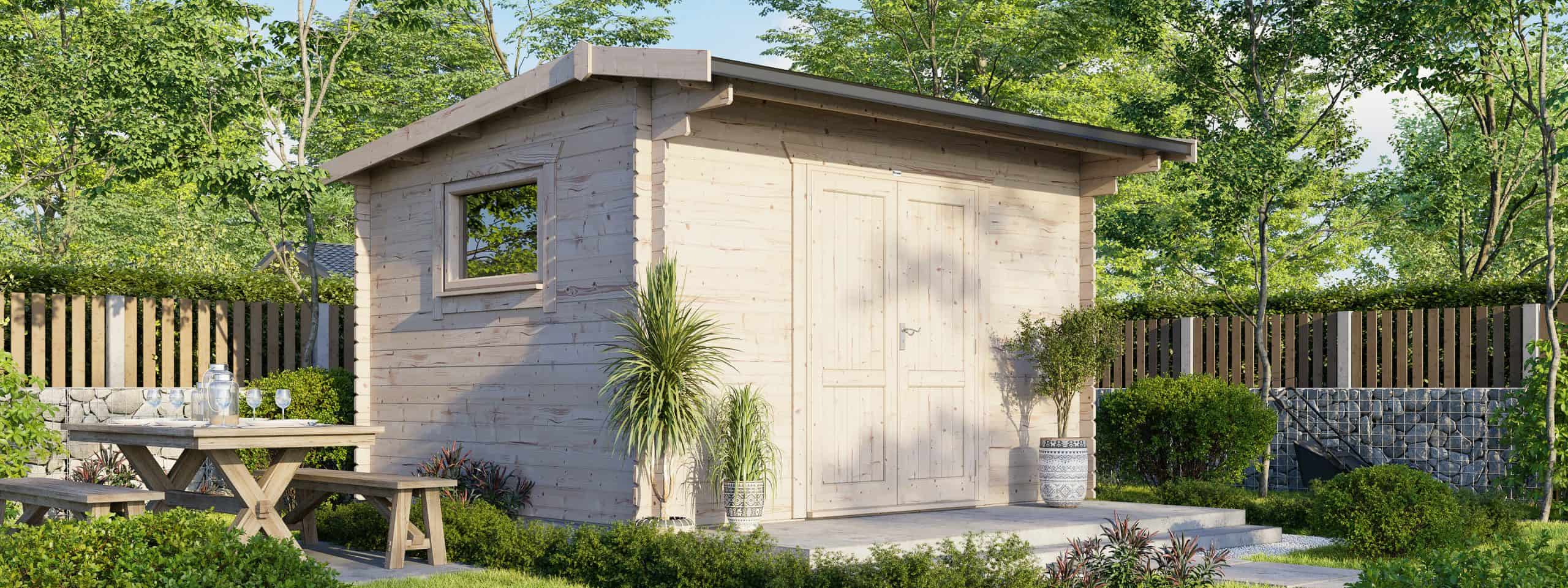Power® | APEX Workshop Log Cabin (28mm) - A1 Sheds